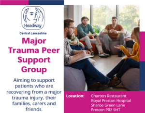 Major Trauma Peer Support Meetings - Headway Central Lancashire